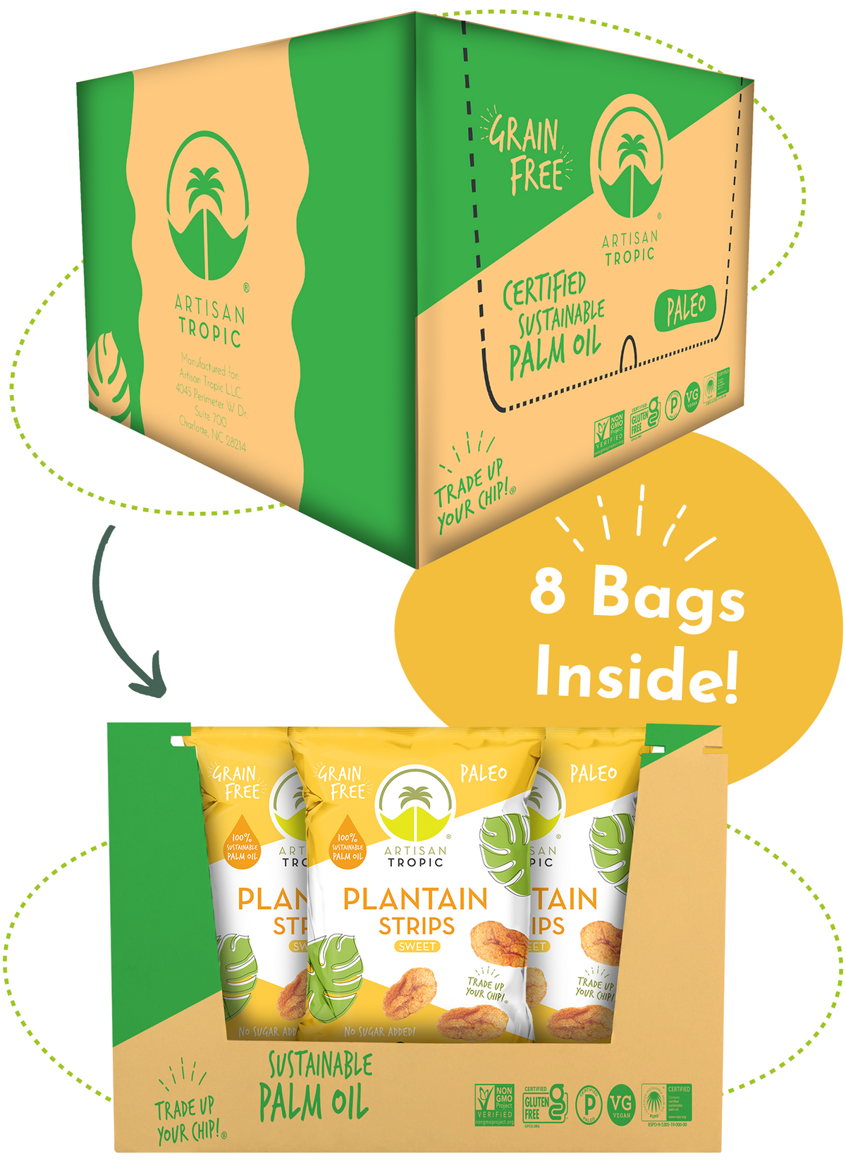 PLANTAIN STRIPS | Artisan Tropic