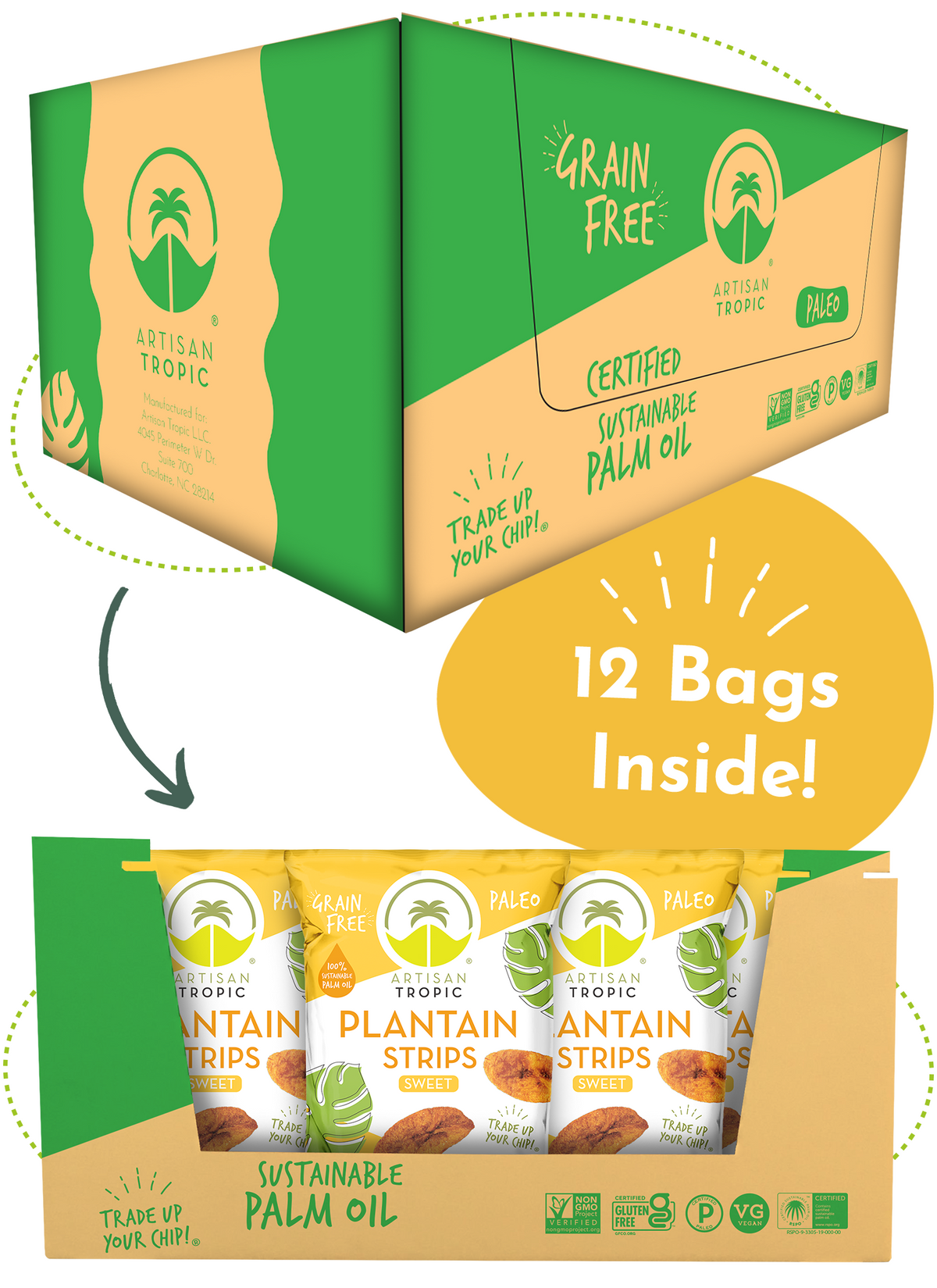 PLANTAIN STRIPS | Artisan Tropic